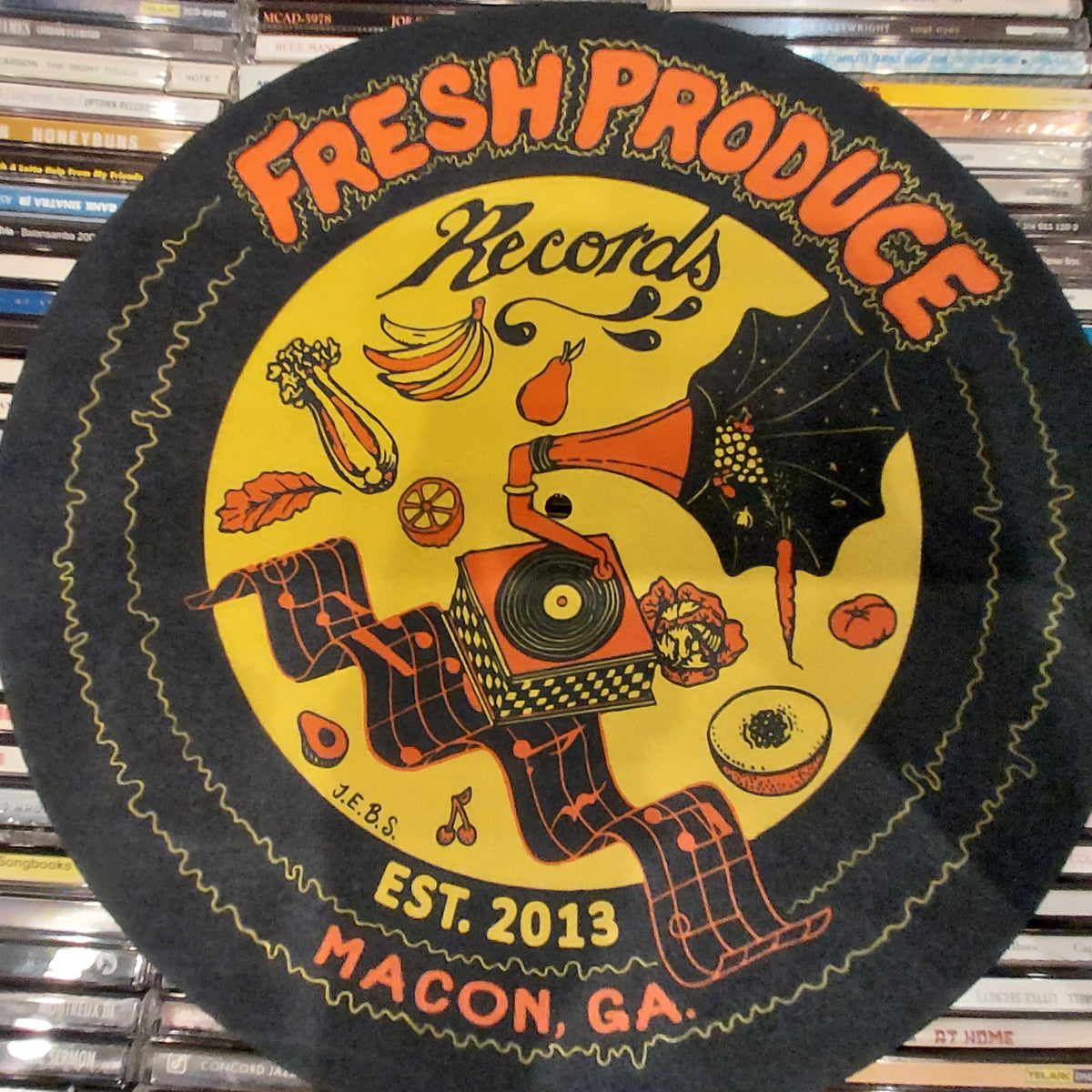 Fresh Produce Records Felt Slip Mat - Classic Logo – Fresh Produce ...