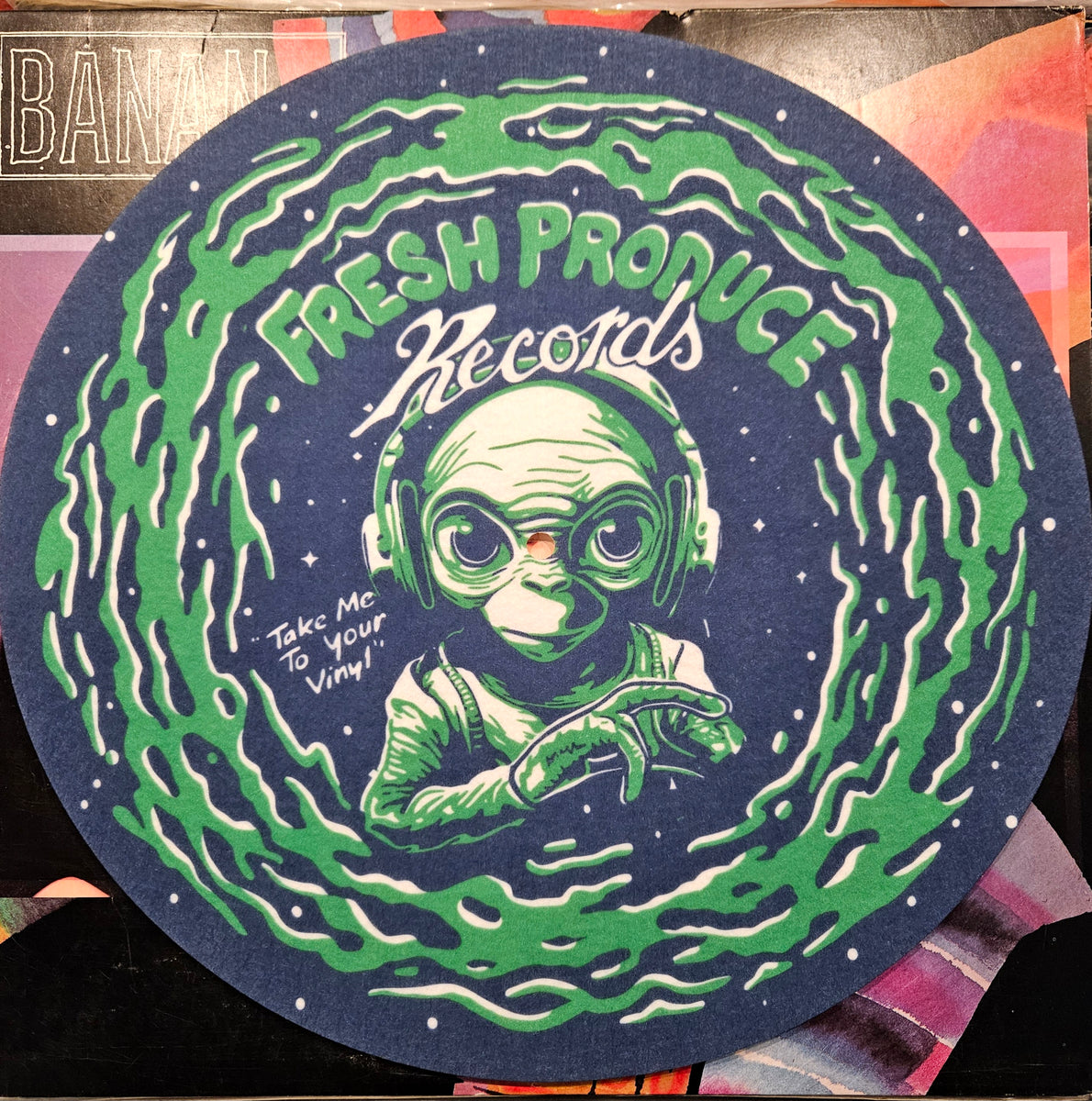 Fresh Produce Records Felt Slip Mat - Alien Design – Fresh Produce ...