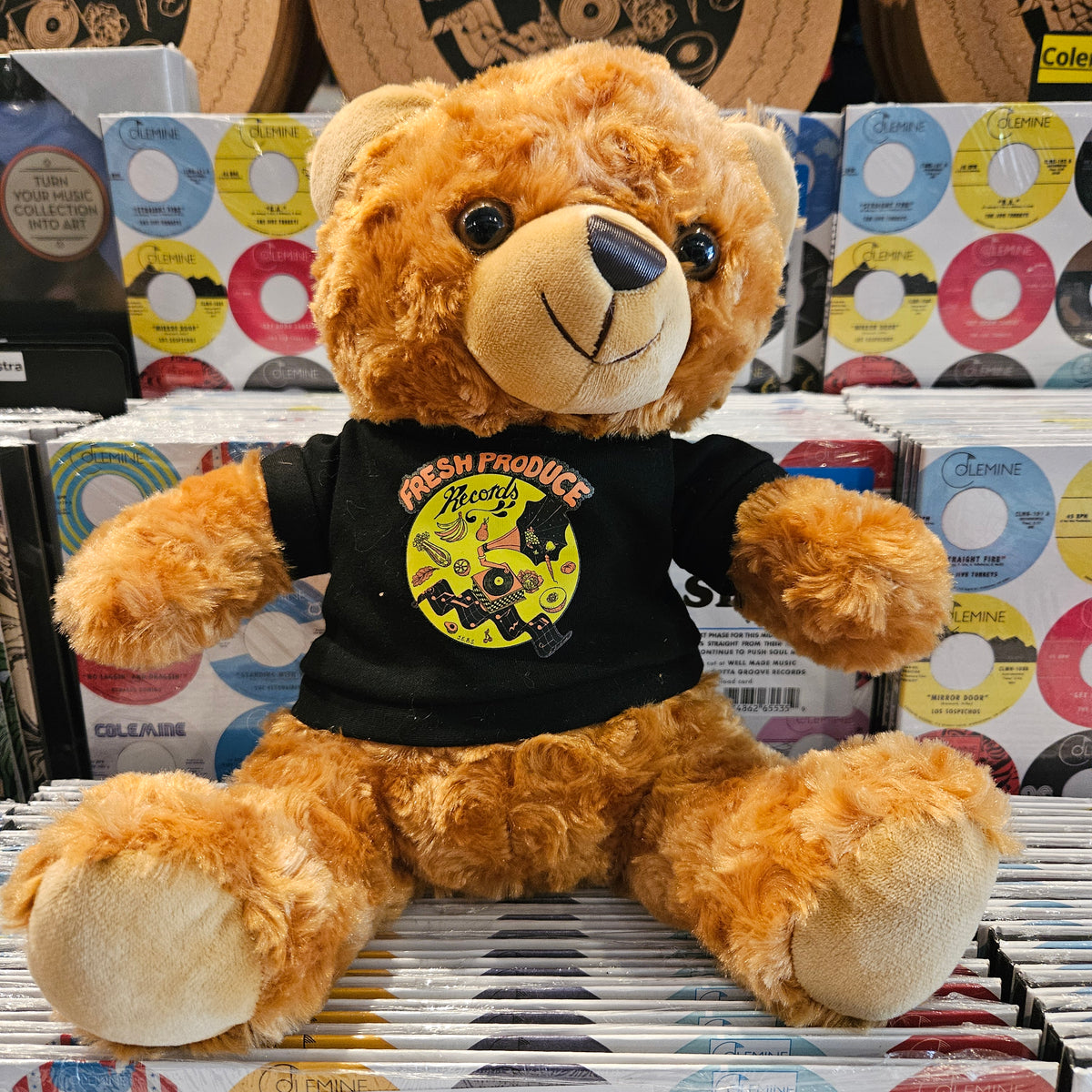 Fresh Produce Records Teddy Bear - Classic Logo Shirt – Fresh Produce ...