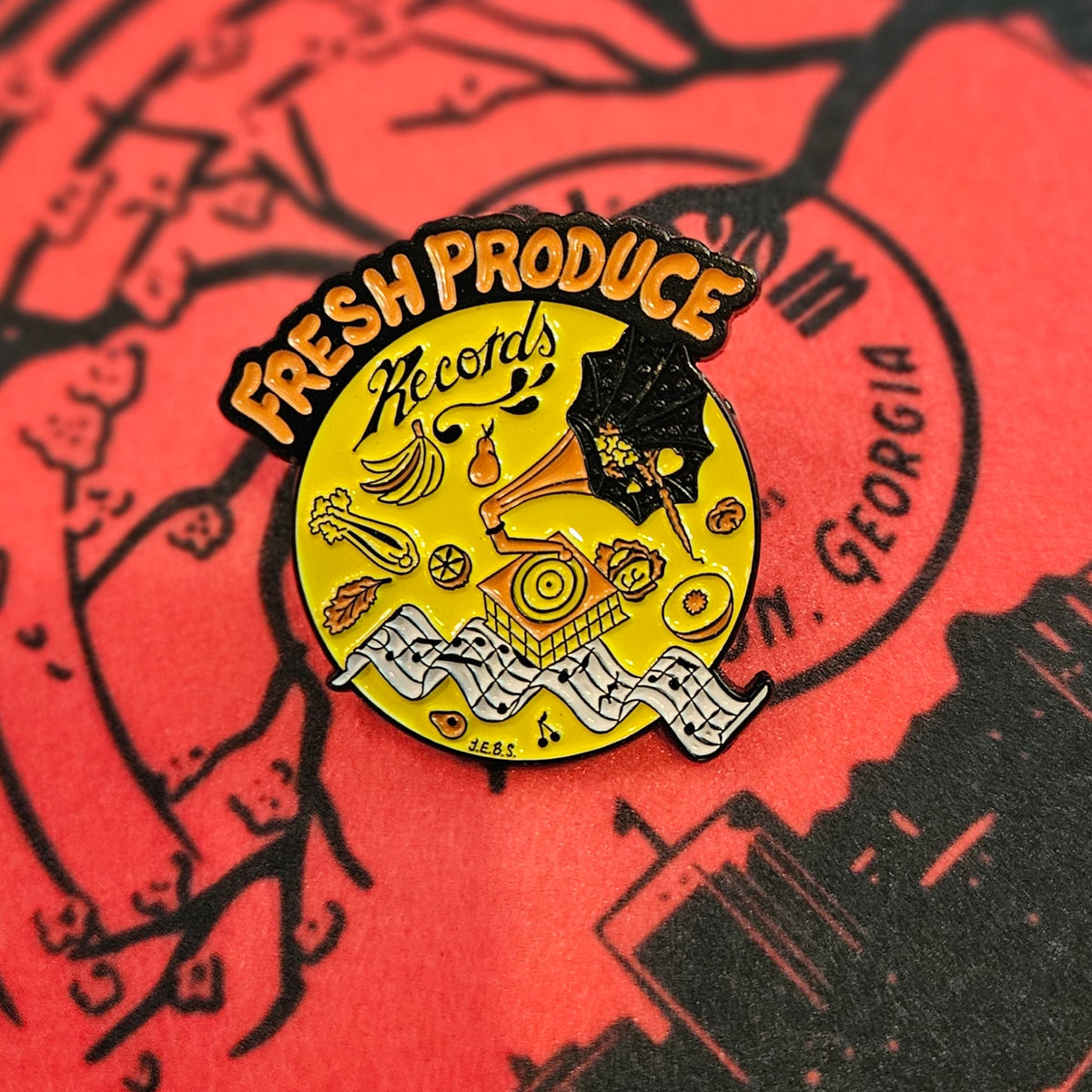 Fresh Produce Records Enamel Pin - Classic Logo – Fresh Produce Records ...