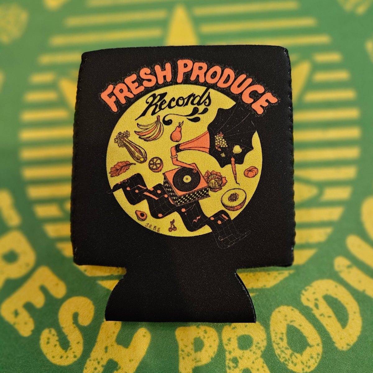 Fresh Produce Records Koozie - Classic Logo – Fresh Produce Records Macon