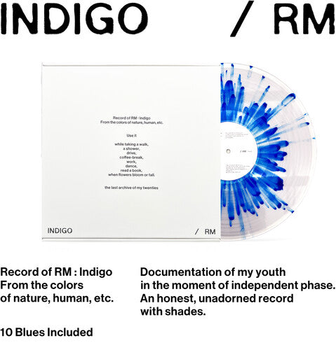 RM (BTS) - Indigo - Vinyl LP + Photos/Cards – Fresh Produce Records Macon